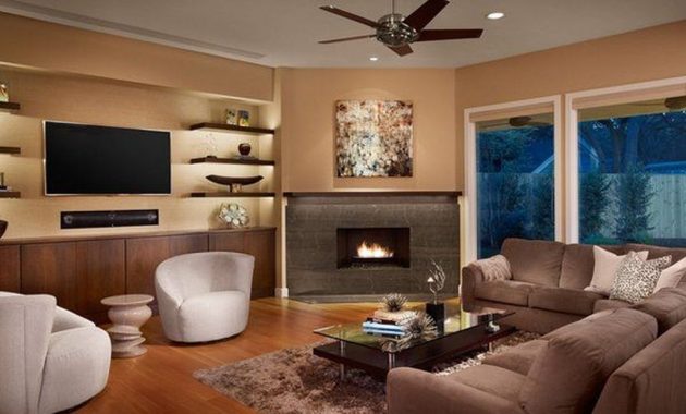 41 Inspiring Corner Fireplace Ideas in The Living Room – ZYHOMY