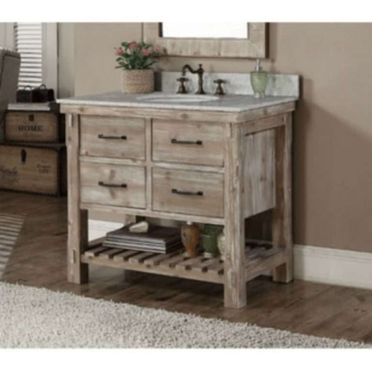 40 Awesome Rustic Farmhouse Vanities Ideas