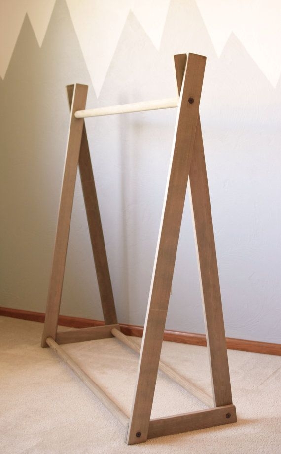 Wooden Clothes Rack Stand at Terri Kent blog