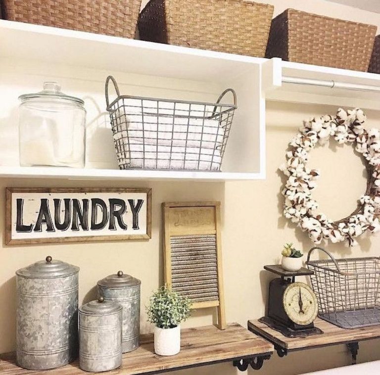 43 Brilliant Small Laundry Room Decor Ideas