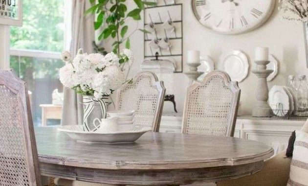 46 Wonderful French Country Dining Room Table Decor Ideas | ZYHOMY