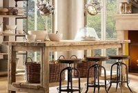 44 Beautiful Farmhouse Kitchen Table Design Ideas