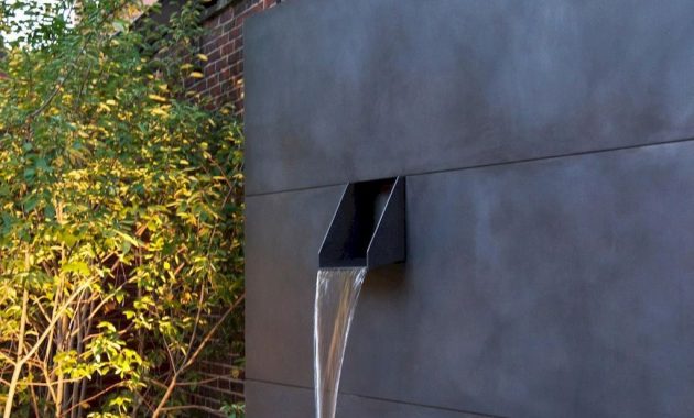 40 Stylish Outdoor Water Walls Ideas For Backyard