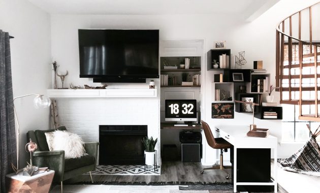 40 Rustic Minimalist Storage Ideas For Living Rooms