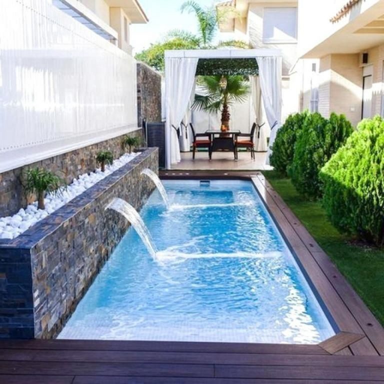 44 Affordable Small Swimming Pools Design Ideas That Looks Elegant