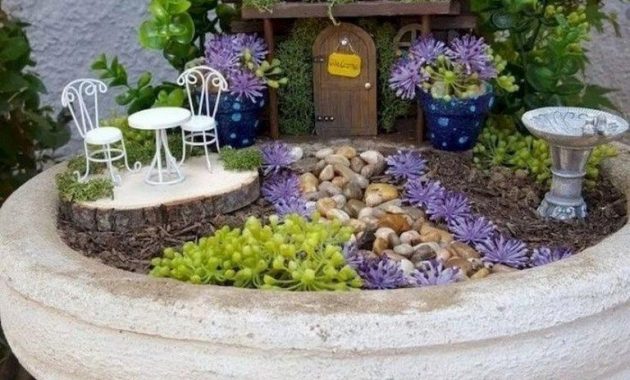 40 Pretty Fairy Garden Design Ideas To Try - ZYHOMY