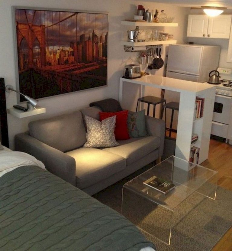 48 Splendid Studio Apartment Decorating Ideas That Looks Cool