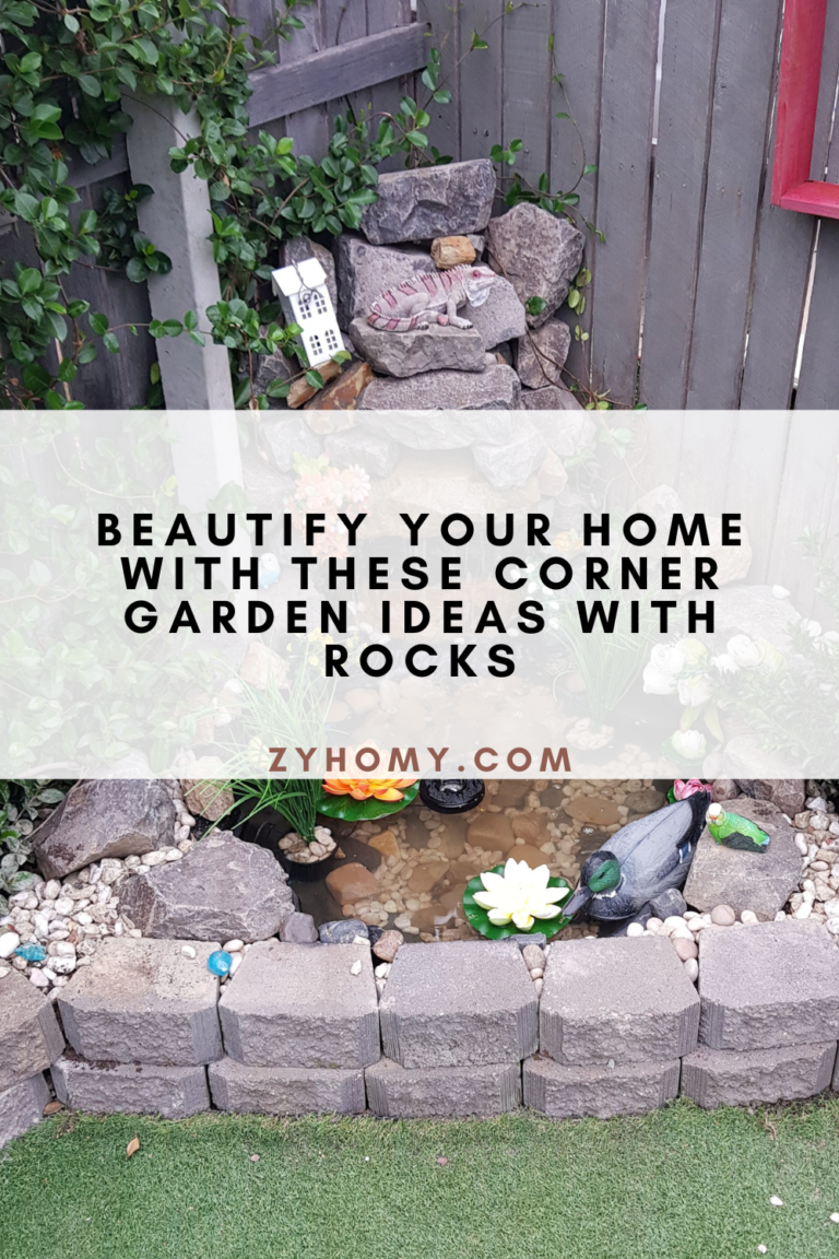 Beautify Your Home With These Corner Garden Ideas With Rocks